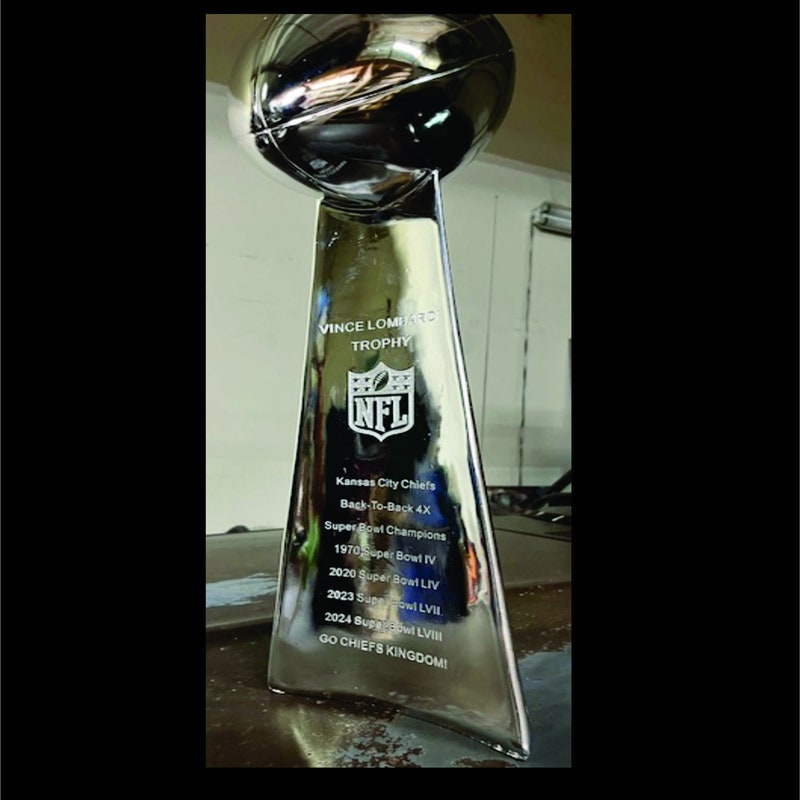 Super Bowl Trophy Replica - Etsy