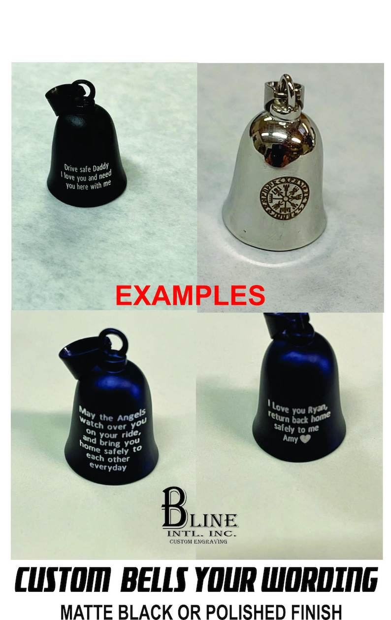 Custom Engraved Biker Bell: Personalized Motorcycle Gremlin Bell - Etsy