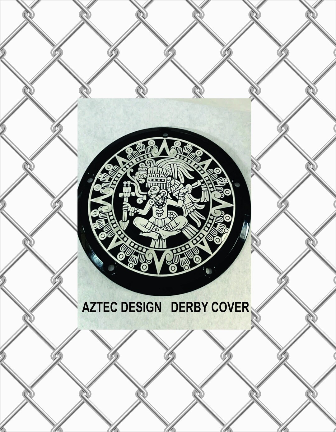 Harley Derby Cover Custom Engraving Aztec Design - Etsy