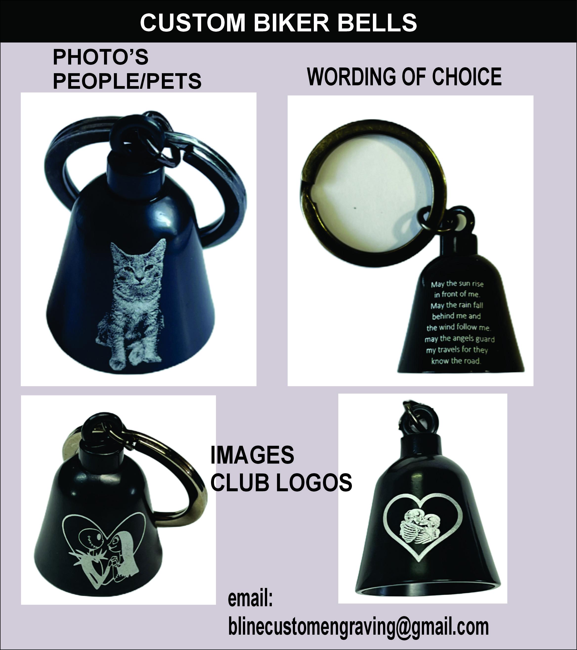 Custom Engraved Biker Bell: Personalized Motorcycle Gremlin Bell - Etsy