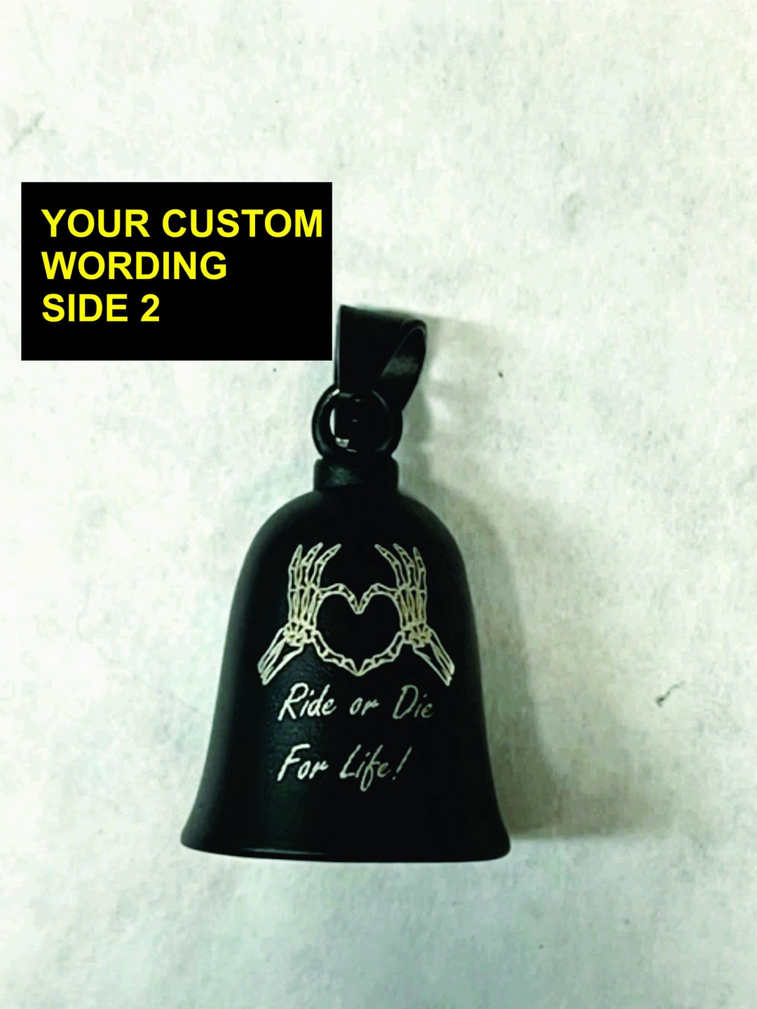 Ride or Die for Life Custom Gremlin, Biker Bell, Your Wording - Etsy