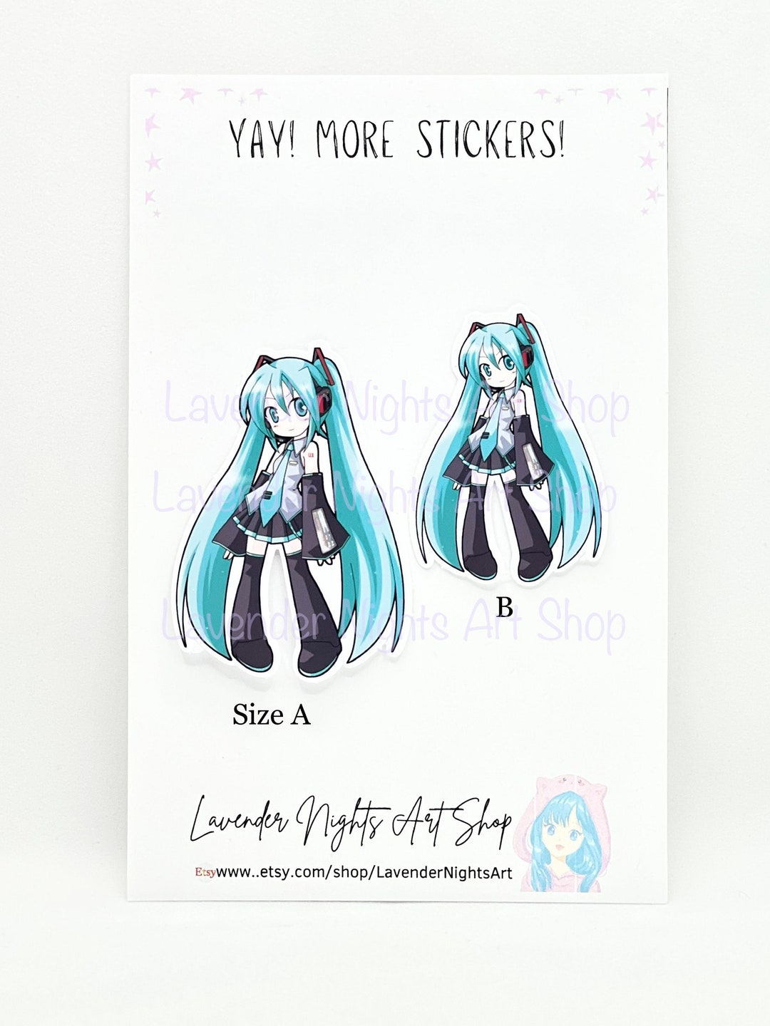 Hatsune Miku Anime Girls Vocaloid Vinyl Sticker - Etsy