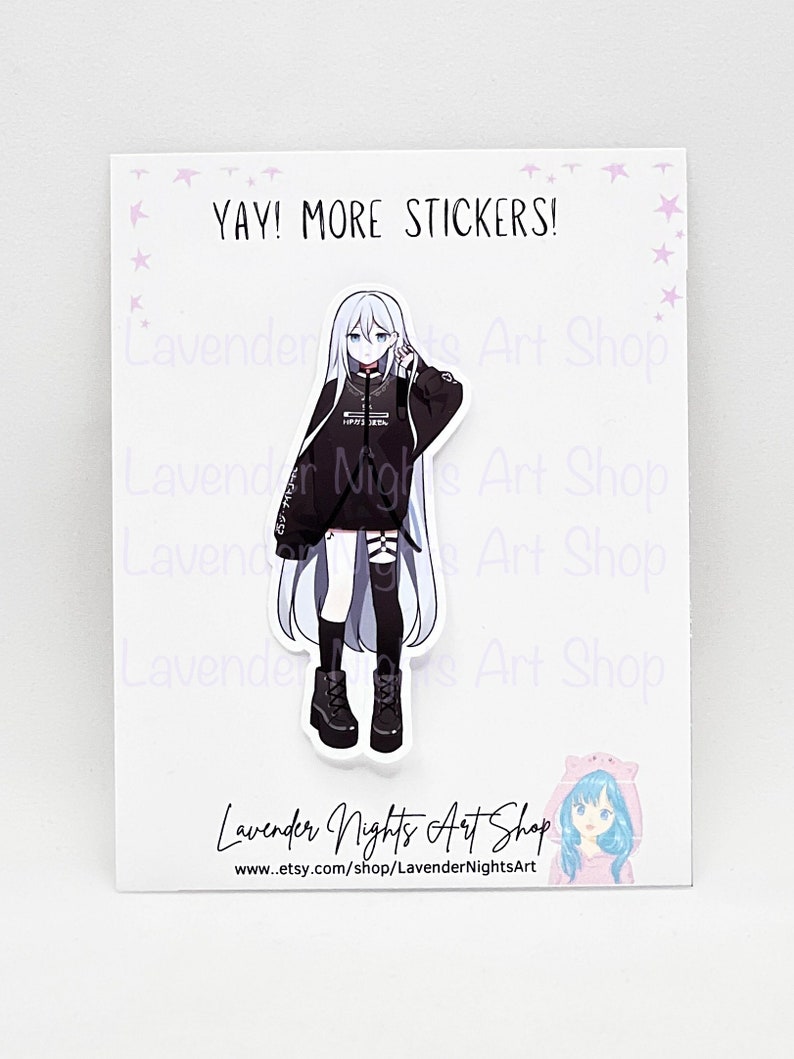 Project Sekai Kanade Anime Girl Vocaloid Vinyl Sticker - Etsy