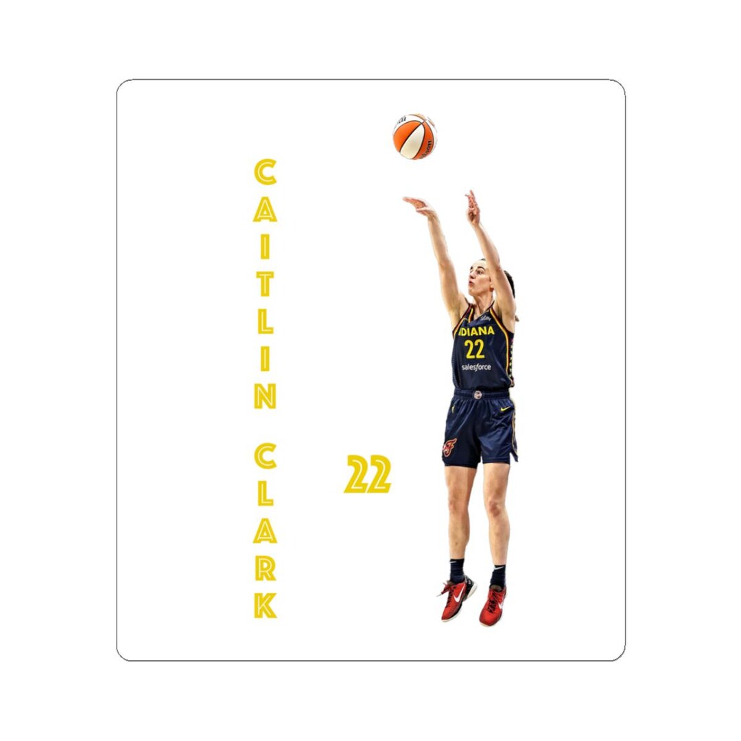 Caitlin Clark 3x3inch Sticker - Sports Decor, Collectible Stickers ...