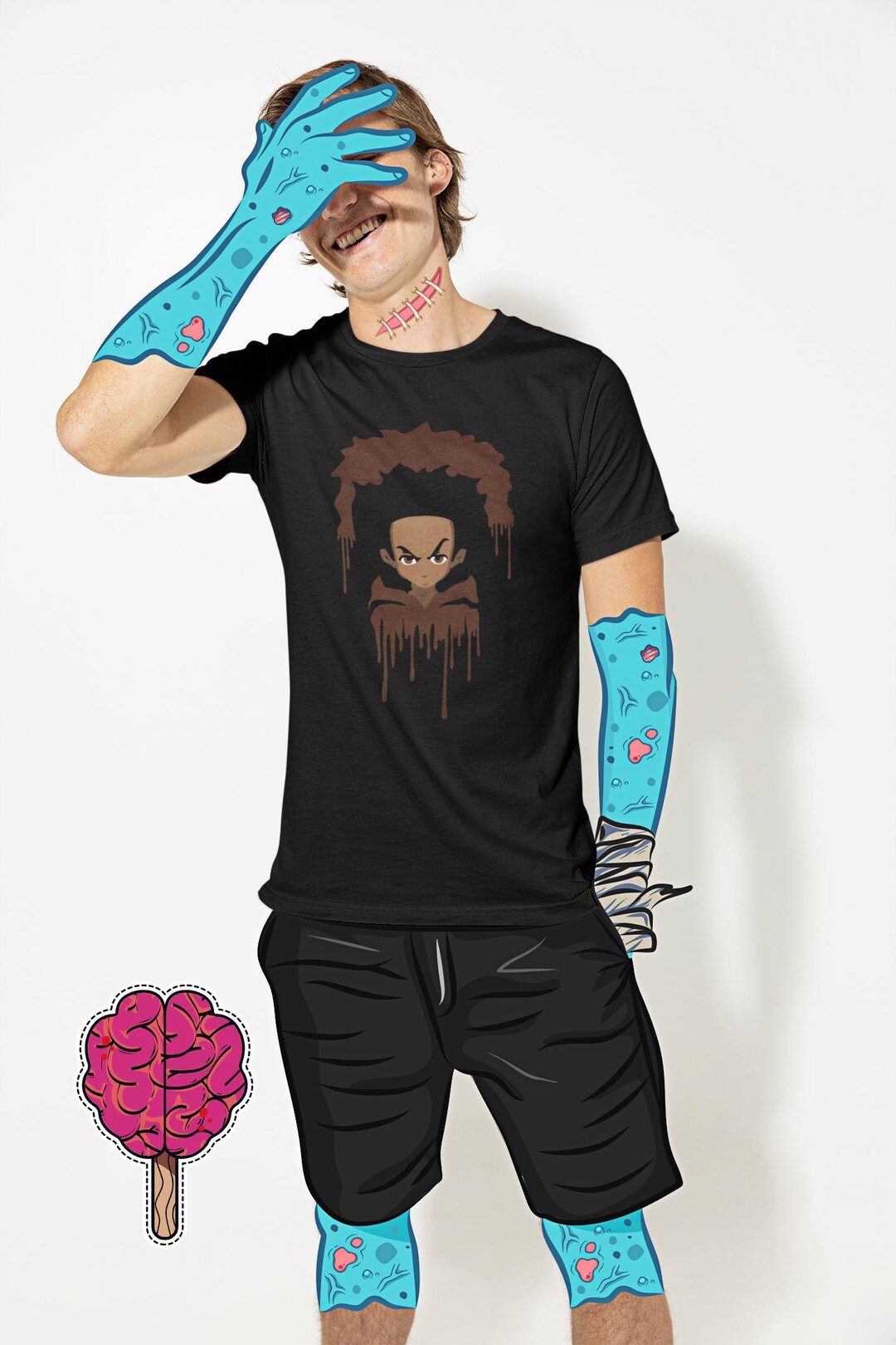 Huey: Boondocks Paint Drip - Etsy