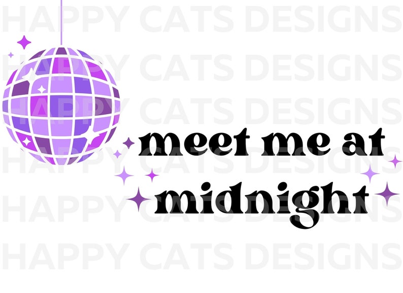 Meet Me at Midnight SVG PNG Taylor Swift Eras Tour Midnights Merch ...