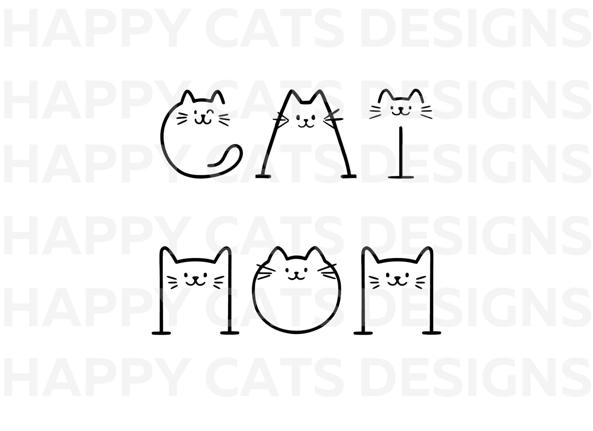 Cat Mom Digital Download SVG PNG JPG Feline Font - Perfect for Cat ...