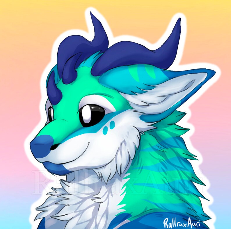 Furry Profile Picture Icon Commission - Etsy