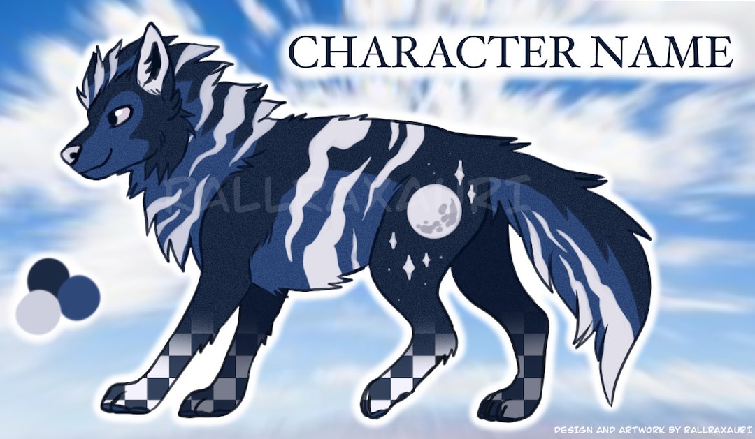Furry Feral Wolf Adoptable - Furries Fursona Adopt Cute Cool Character ...