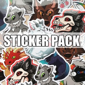 Furry Sticker - Etsy