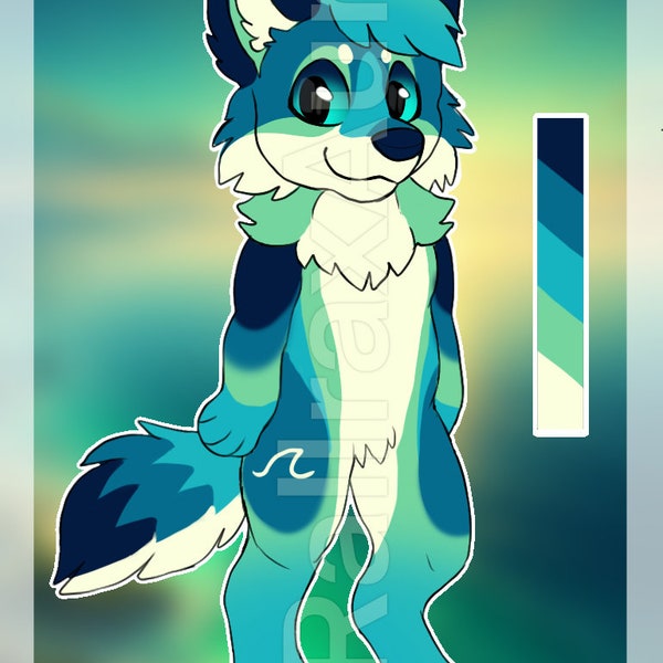 Green Furry Animal - Etsy