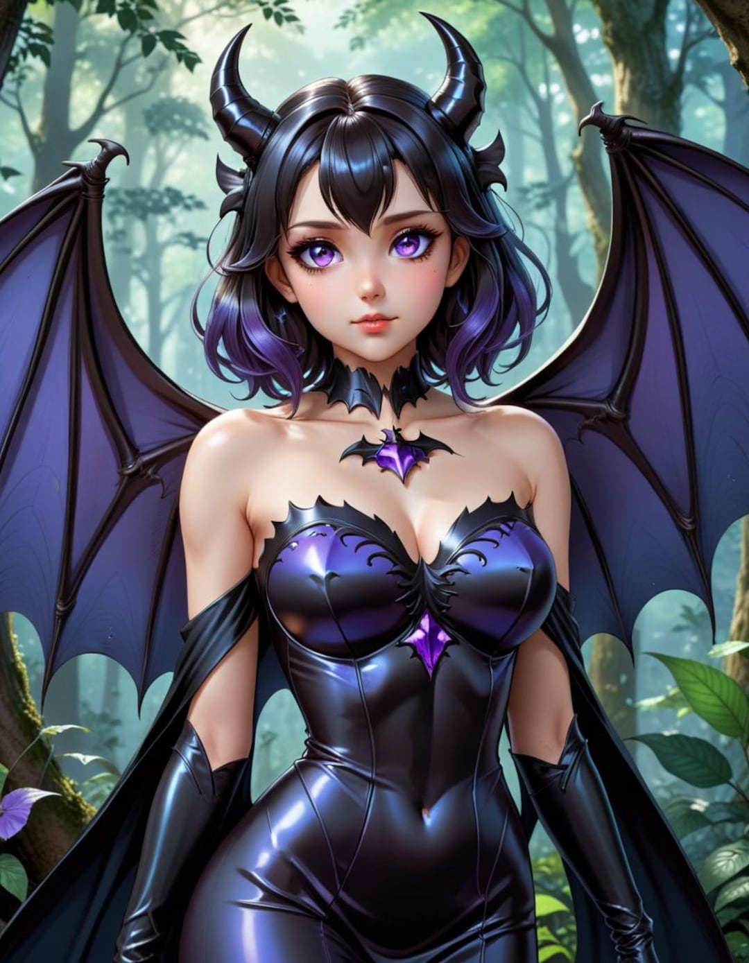 Veronica Enchanting Shapeshifter Succubus, Bat Spirit Companion, Beautiful Succubus Spirit ...