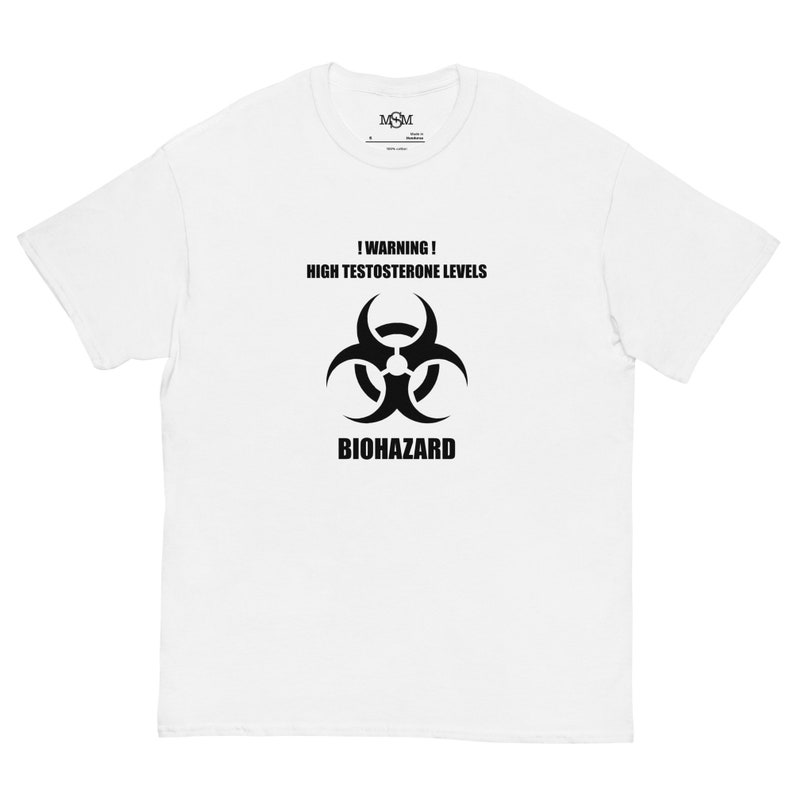 Tee - High Testosterone Levels - Biohazard - Graphic T-shirts ...