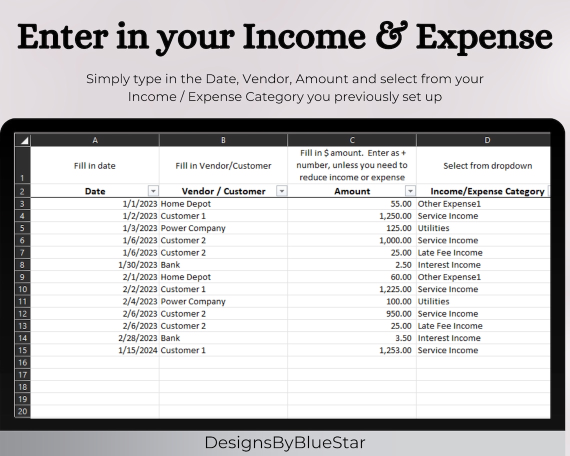 Profit and Loss Statement Template Excel Template Profit and Loss ...