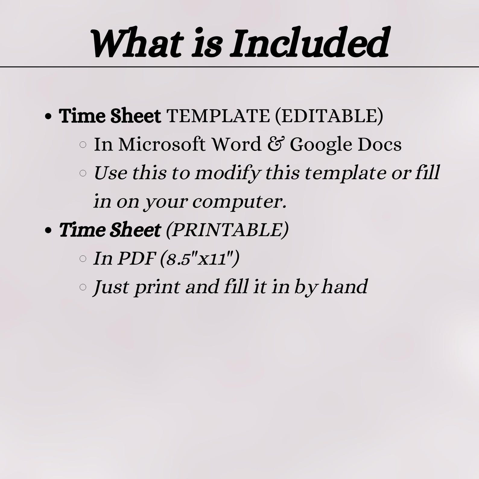 Cleaning Service Time Sheet | Cleaning Business Weekly Timesheet ...