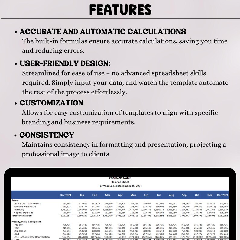 Plantilla de balance mensual / Plantillas de Excel para empresas ...
