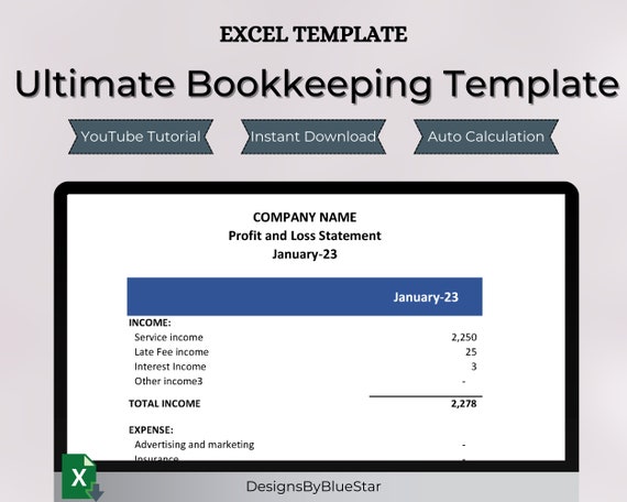 Limited Company Accounts Excel Template