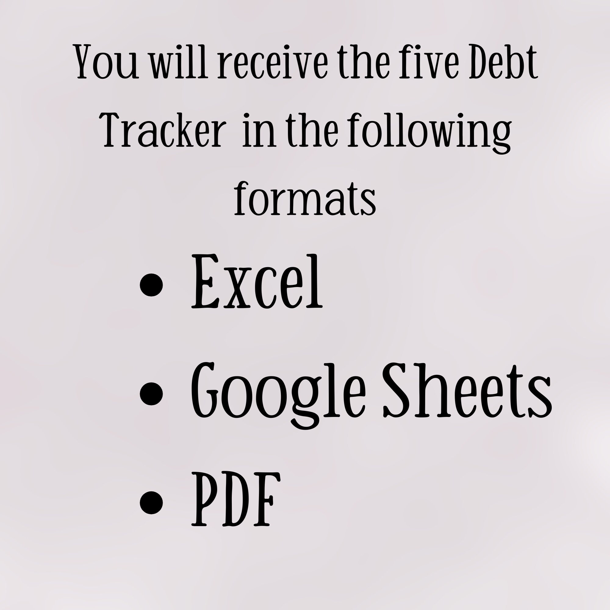 Debt Tracker Debt Repayment Excel Debt Snowball Debt Free Debt Tracker ...