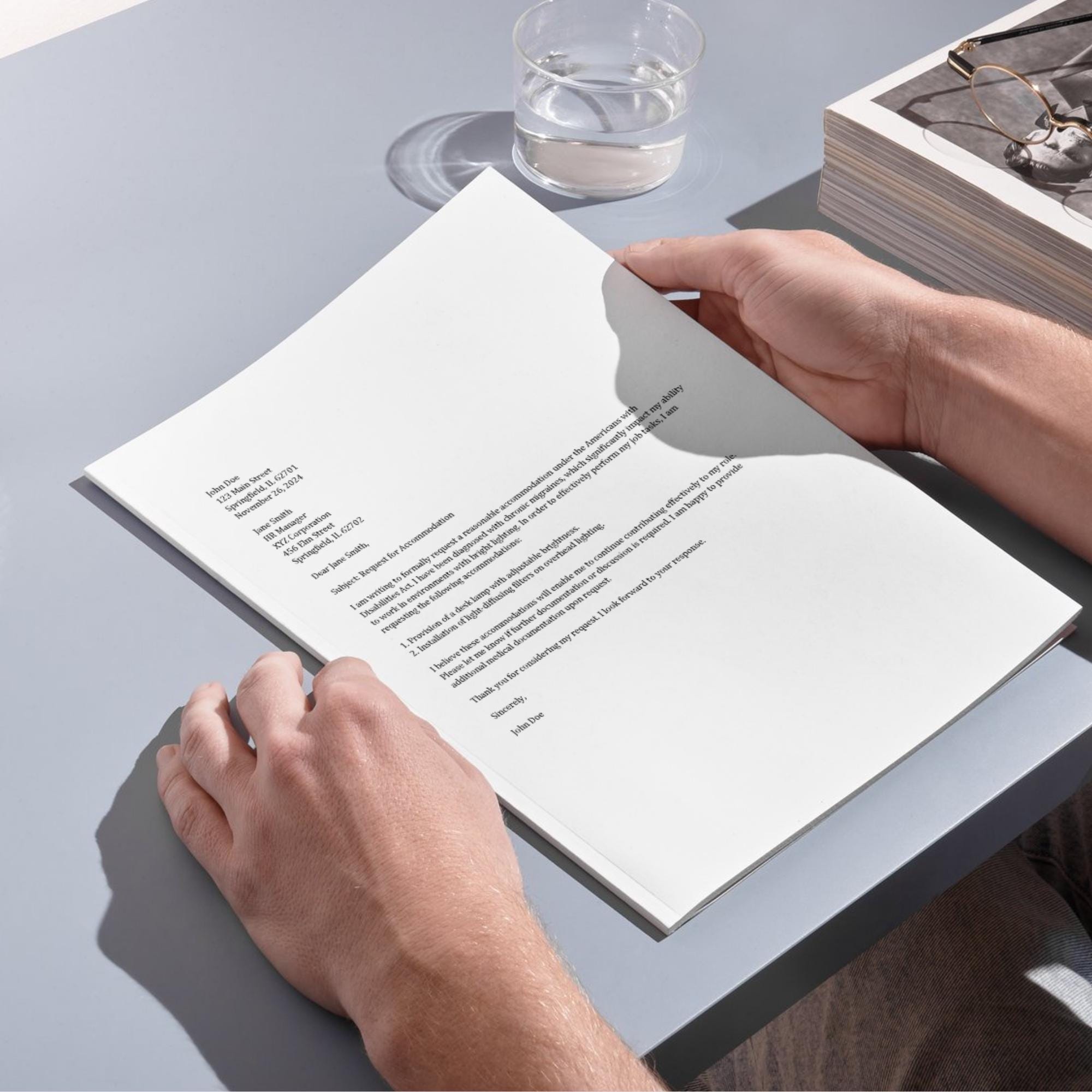 Reasonable Accommodation Letter Template | ADA Accommodation | ADA ...