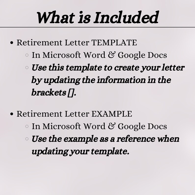 Retirement Letter Template | Letter of Retirement Template | Printable ...