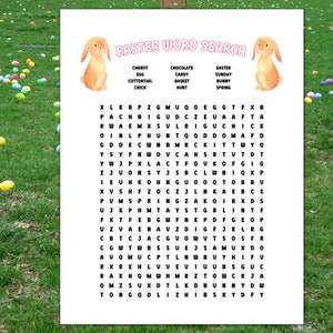 Printable Word Search Easter Word Search Easter Basket Stuffers Easter ...