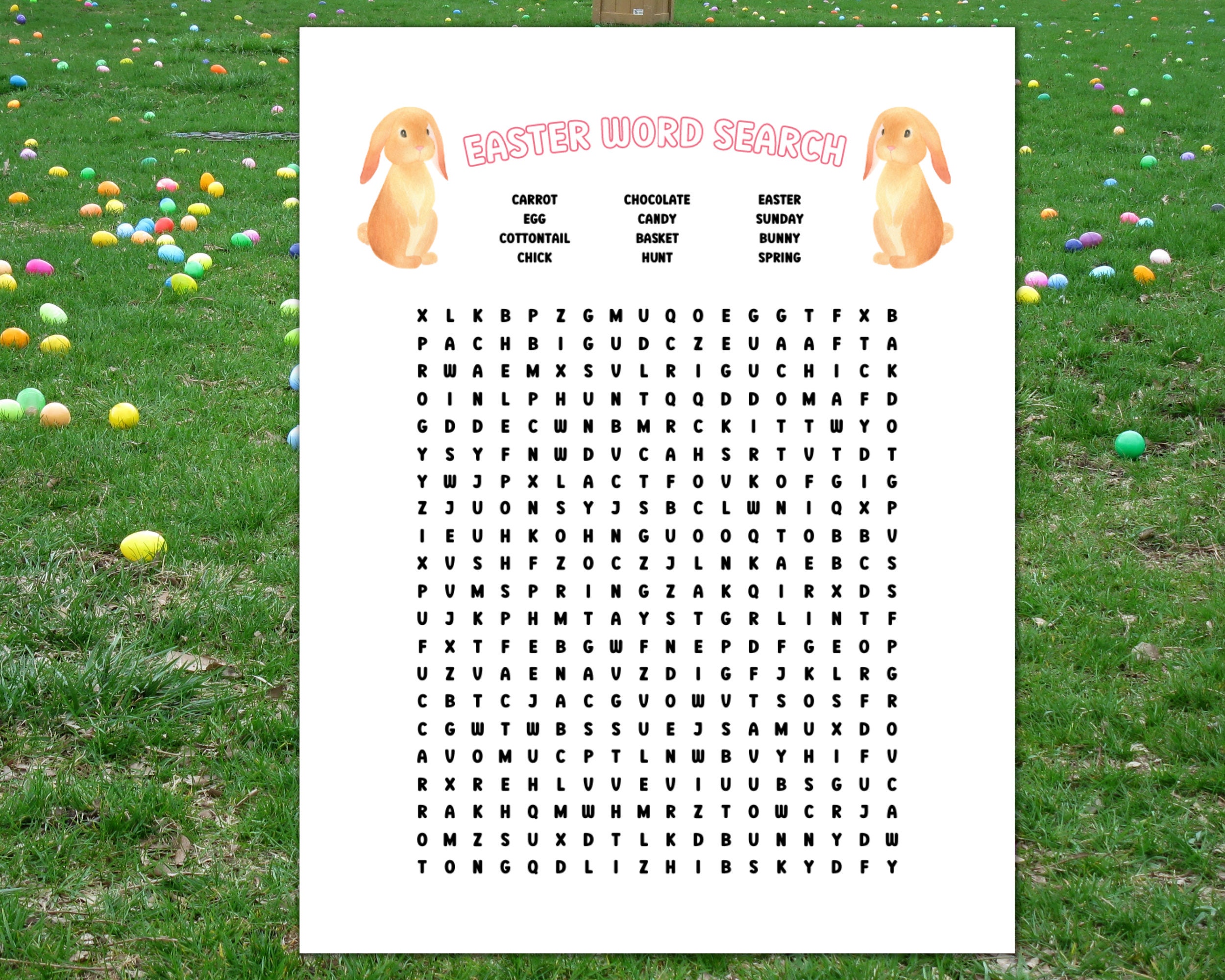 Printable Word Search Easter Word Search Easter Basket Stuffers Easter ...