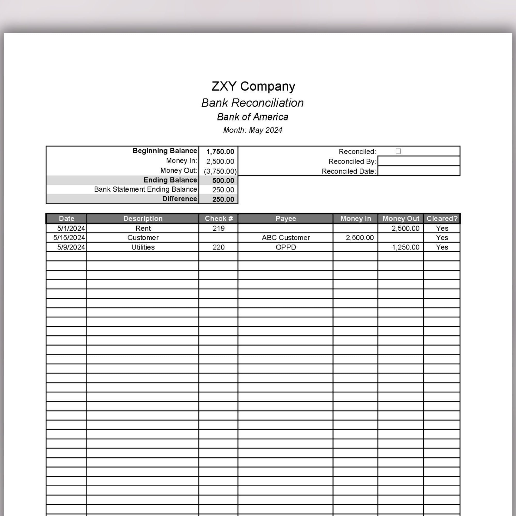Account Reconciliation | Bank Account Tracker | Credit Card Tracker ...