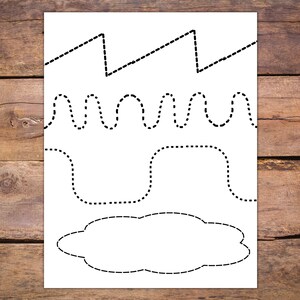 Montessori Cutting Strips Montessori Materials Scissor Skill Worksheet ...