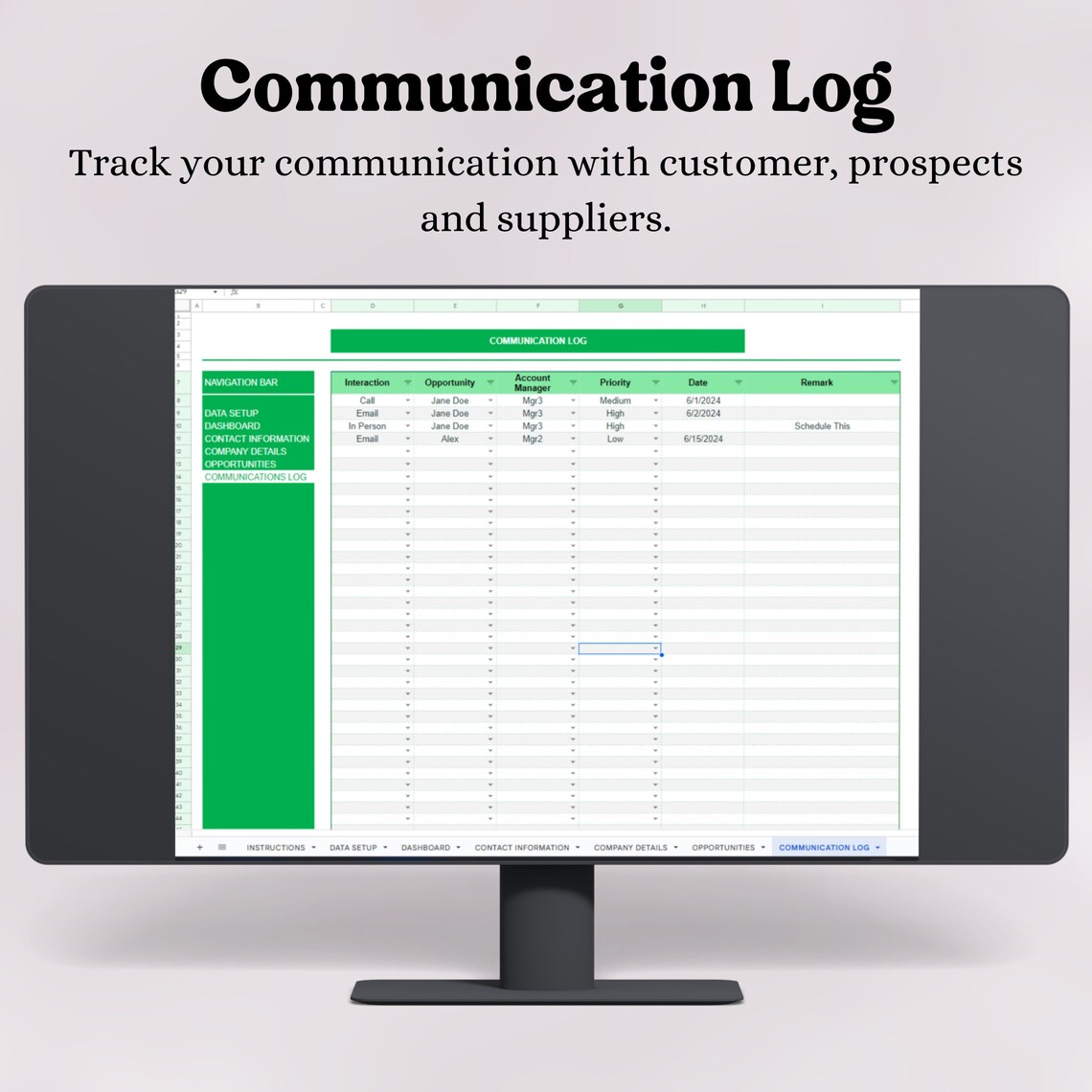 Client Tracker | Client Planner | Client Management | CRM Dashboard ...