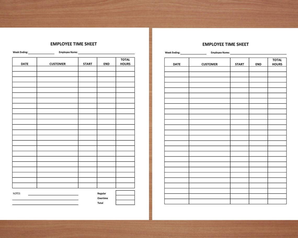 Construction Time Sheet Construction Timesheet Small Business Time ...