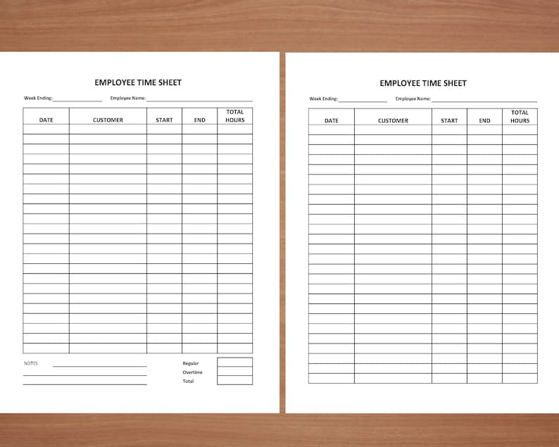 Construction Time Sheet Construction Timesheet Small Business Time ...