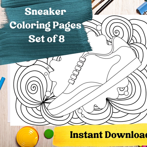Coloring Book Sneakerhead - Etsy