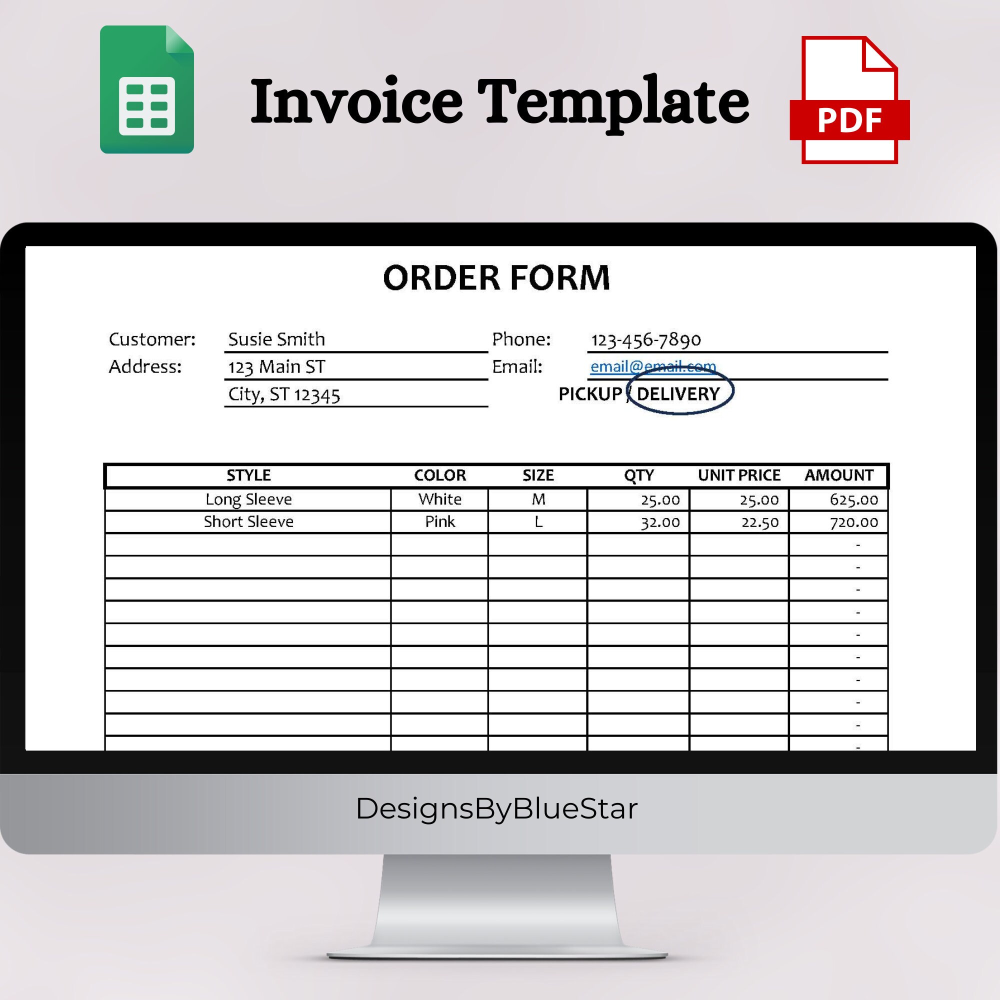 Tshirt Order Form Template | Shirt Order Form Template | Uniforn Order ...