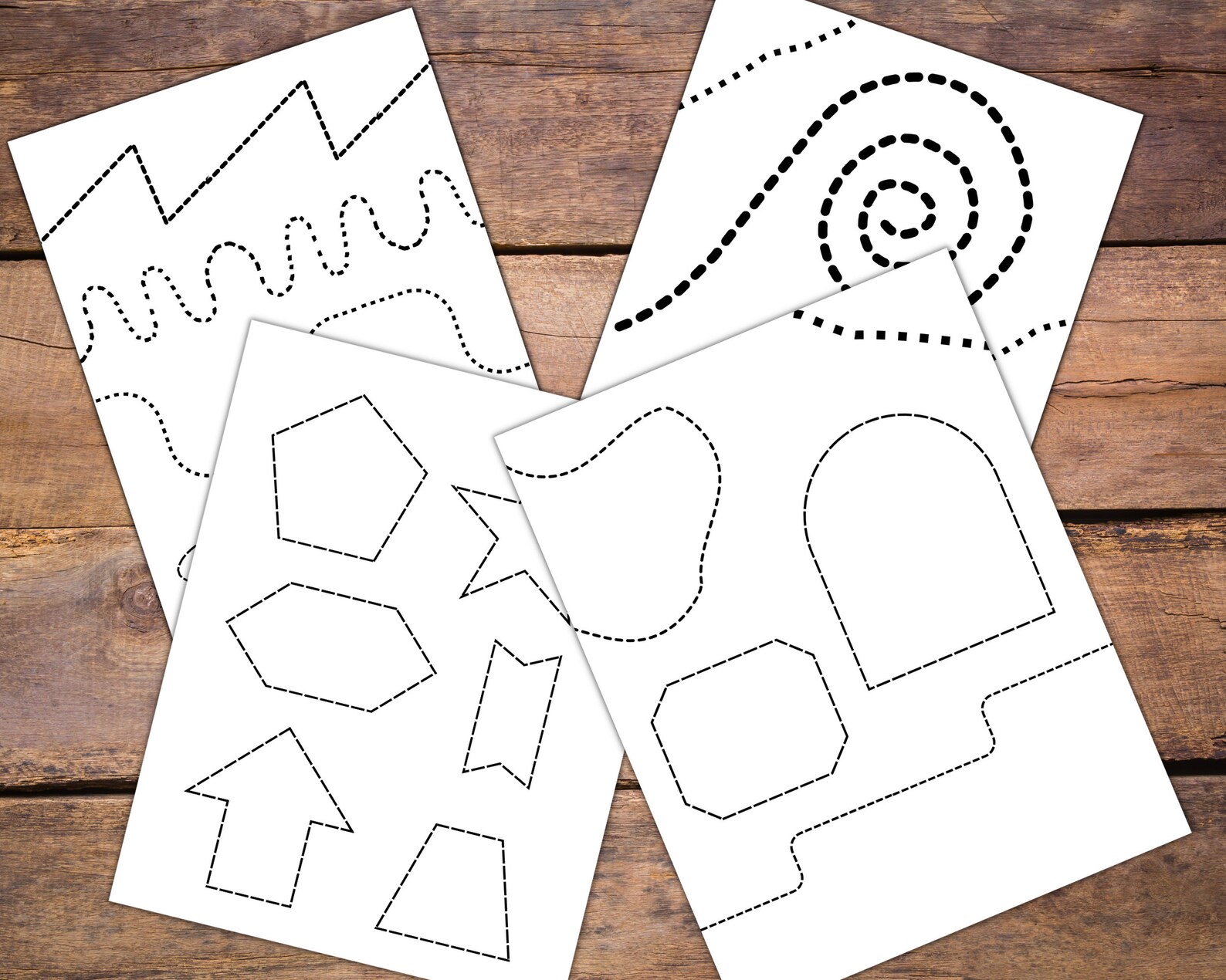 Montessori Cutting Strips Montessori Materials Scissor Skill Worksheet ...