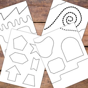 Montessori Cutting Strips Montessori Materials Scissor Skill Worksheet ...