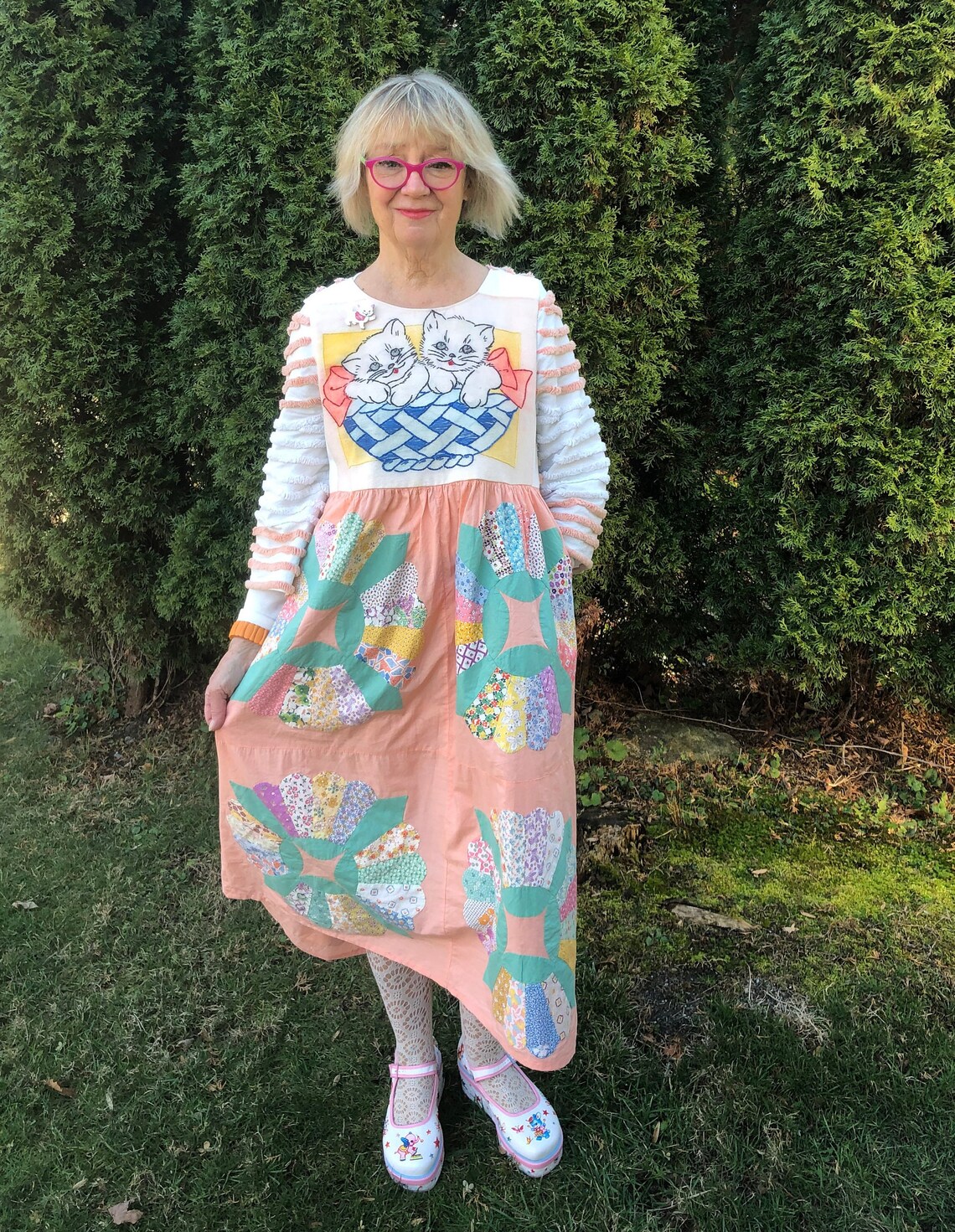 One-of-a-kind Quilt Dress Handmade From Vintage - Etsy