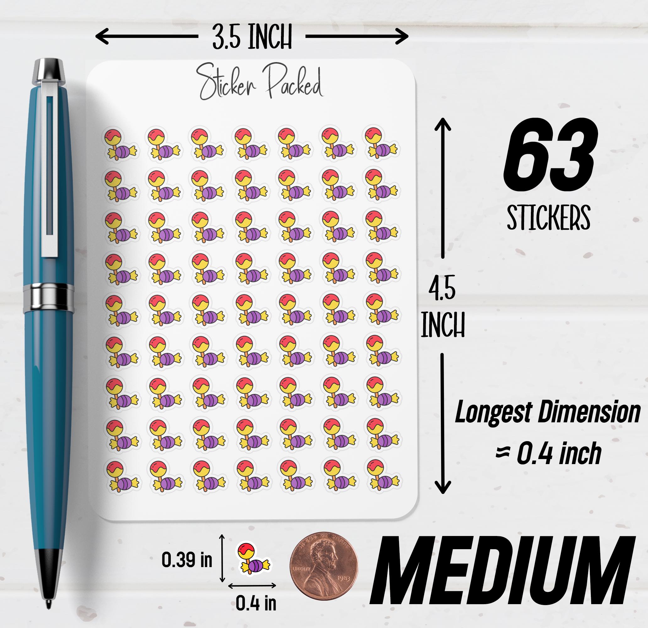 Candy Planner Sticker Candy Icon Sticker Candy Sticker - Etsy