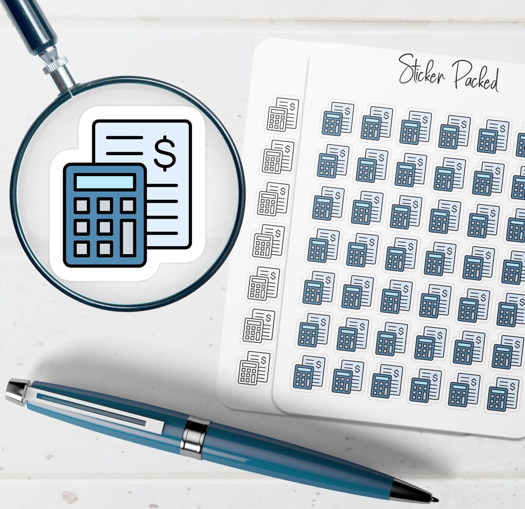 Budgeting Planner Sticker Budgeting Icon Sticker Budgeting Sticker - Etsy