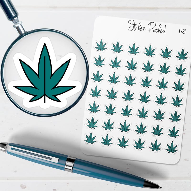 Cannabis Stickers - Etsy