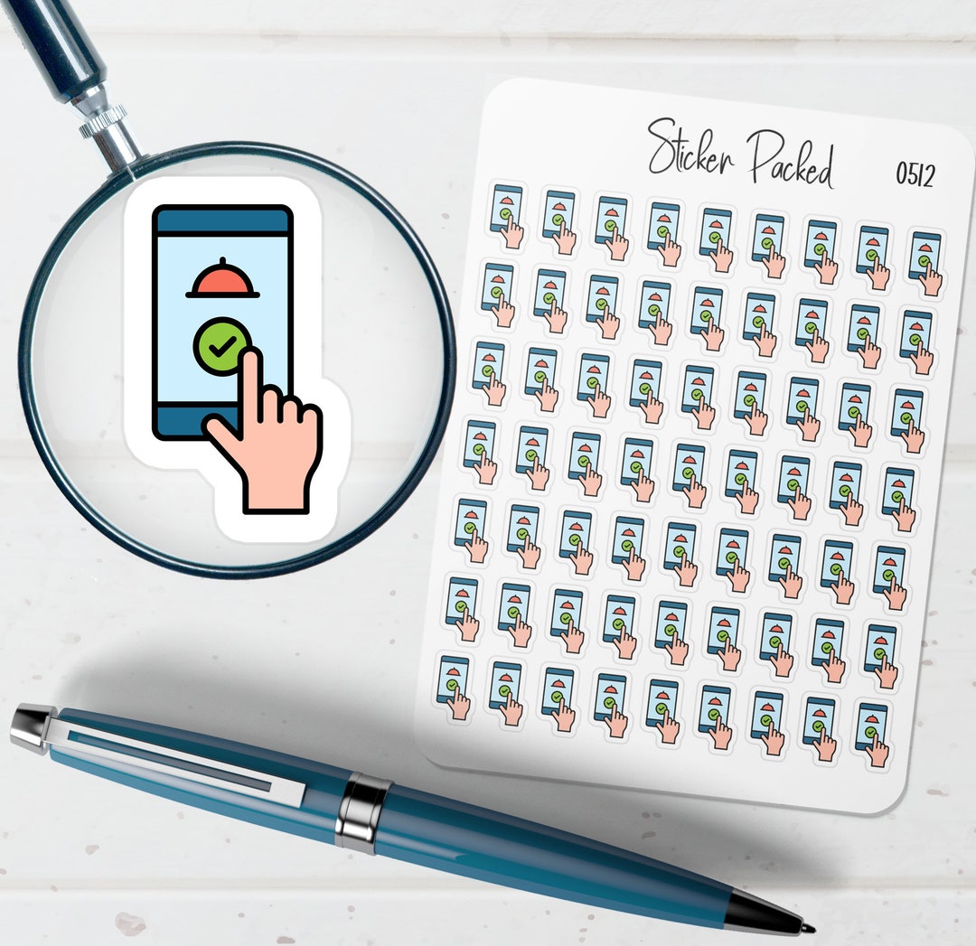 Order Food Planner Sticker Order Food Icon Sticker Order Food Sticker ...