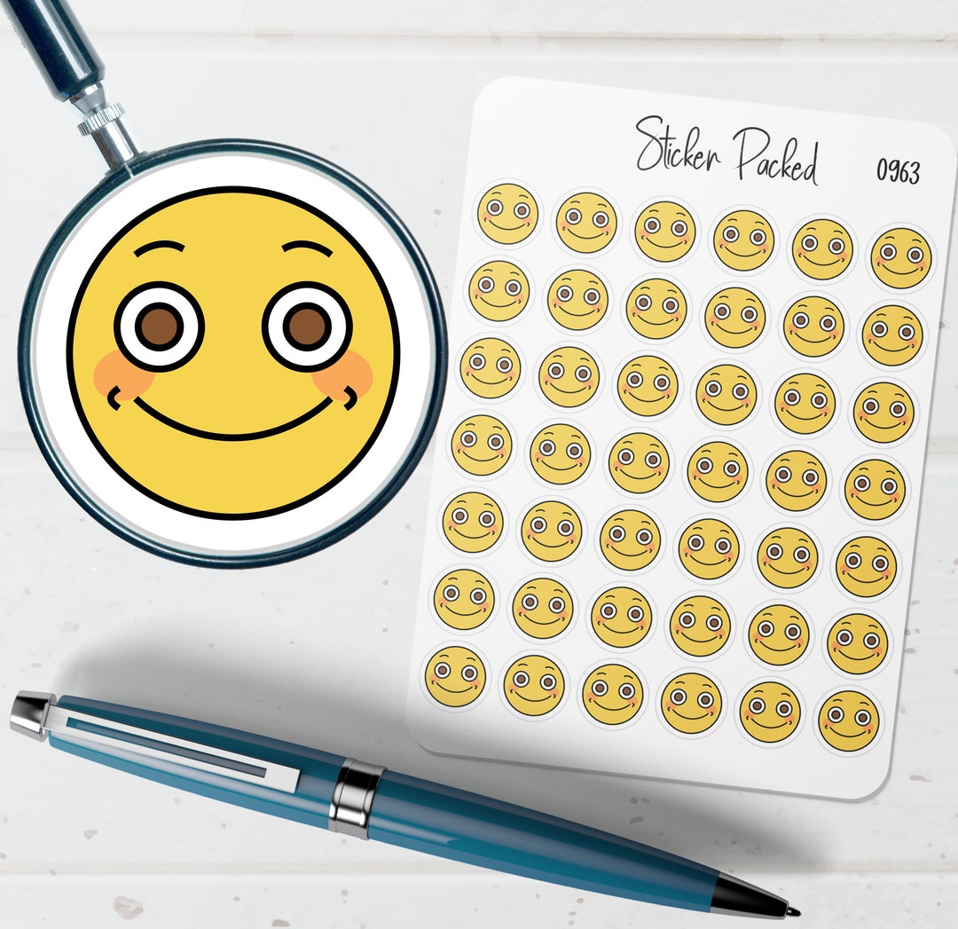 Smile Emoji Planner Sticker Smile Emoji Icon Sticker Smile Emoji ...