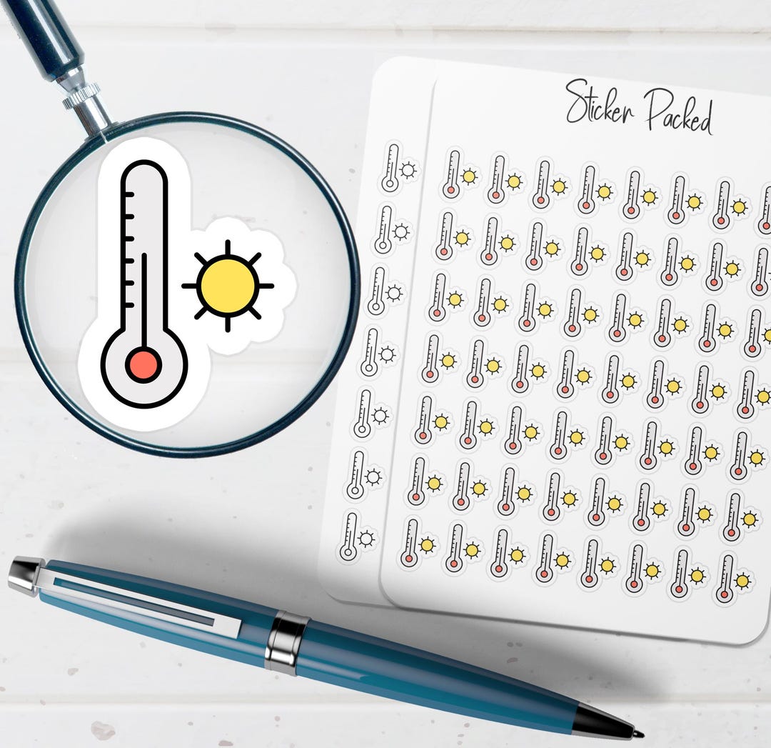 Warm Planner Sticker Warm Icon Sticker Warm Sticker - Etsy