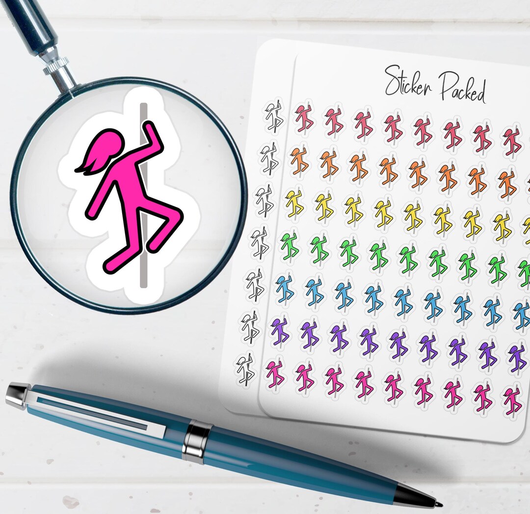 Pole Dancing Planner Sticker Pole Dancing Icon Sticker Pole Dance ...