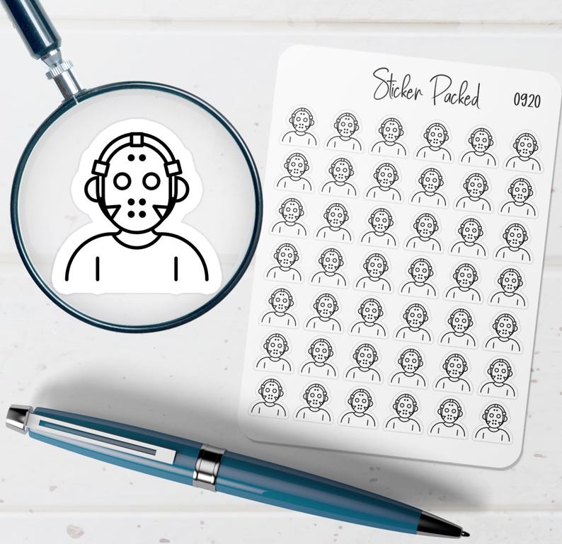 Serial Killer Planner Sticker Serial Killer Icon Sticker Serial Killer ...