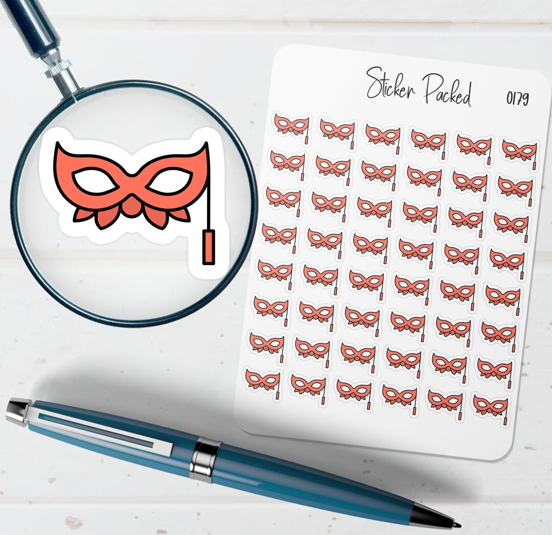 Eye Mask Planner Sticker Eye Mask Icon Sticker Eye Mask Sticker - Etsy