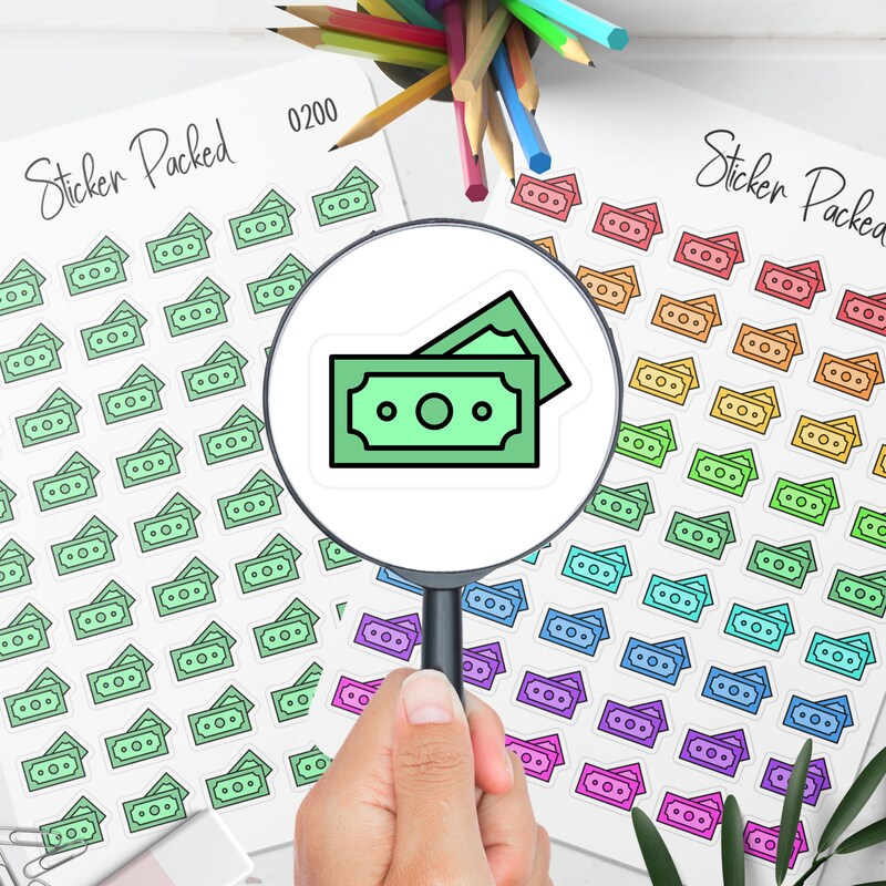 Money Planner Stickers - Etsy