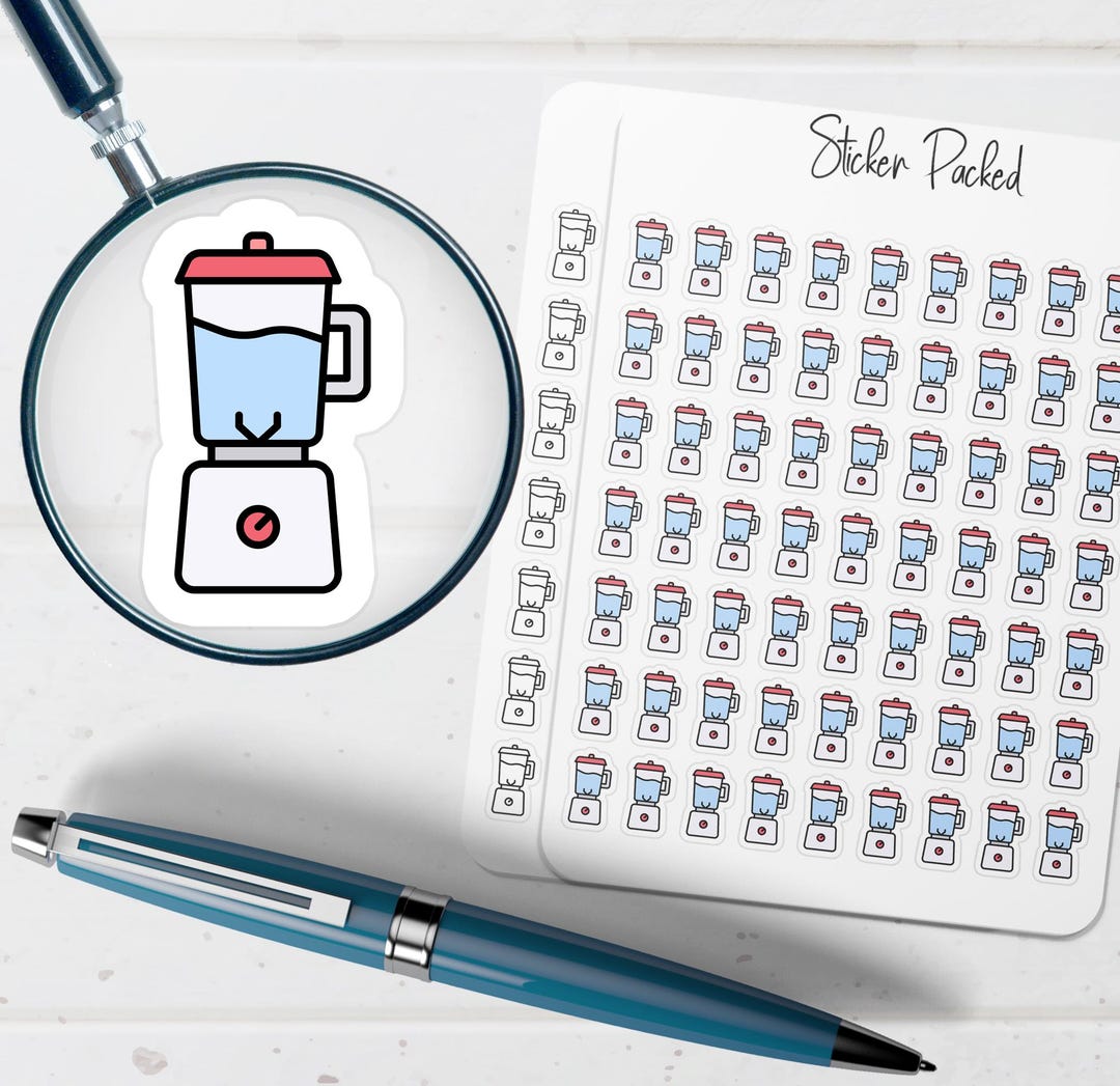 Blender Planner Sticker Blender Icon Sticker Blender Sticker - Etsy