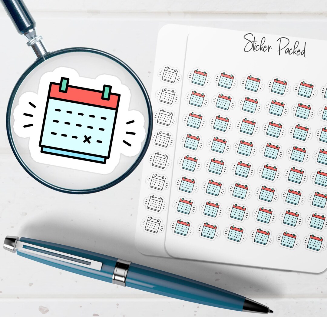 Marked Date Planner Sticker Marked Date Icon Sticker Marked Date ...