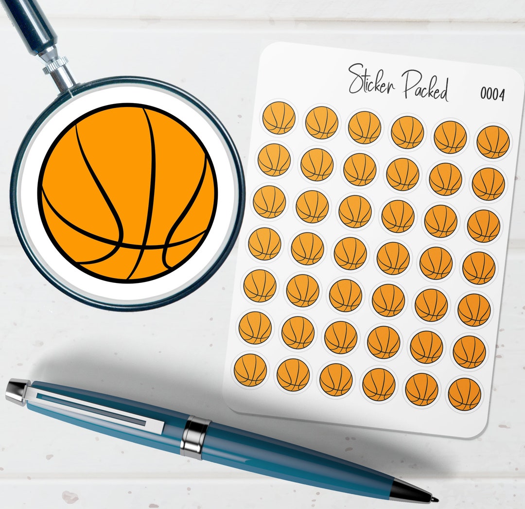 Basketball Planner Stickers Basketball Game Planner Stickers Basketball ...