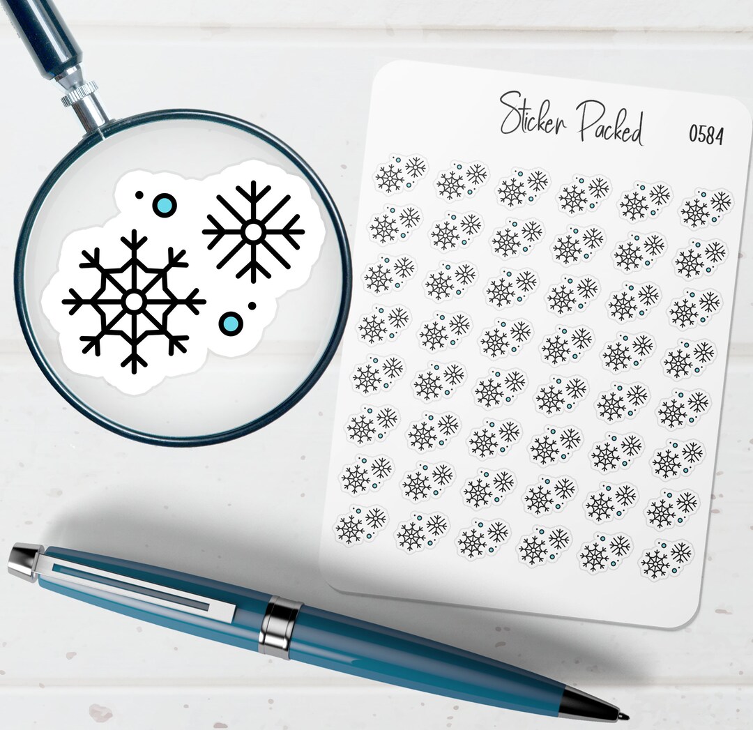 Frost Planner Sticker Frost Icon Sticker Frost Sticker - Etsy